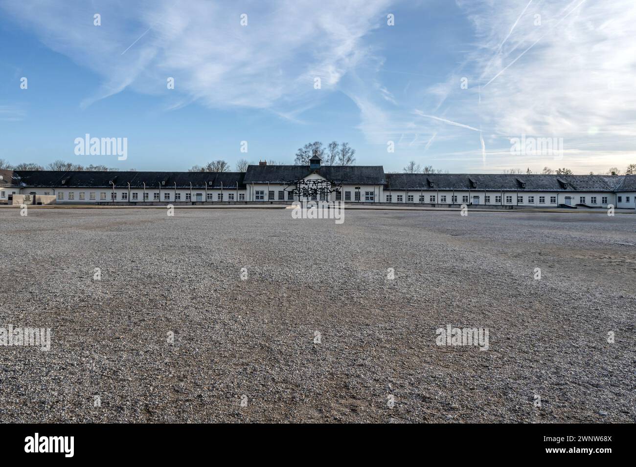 Dachau Concentration Camp Buildings in Germany Stock Photo - Alamy