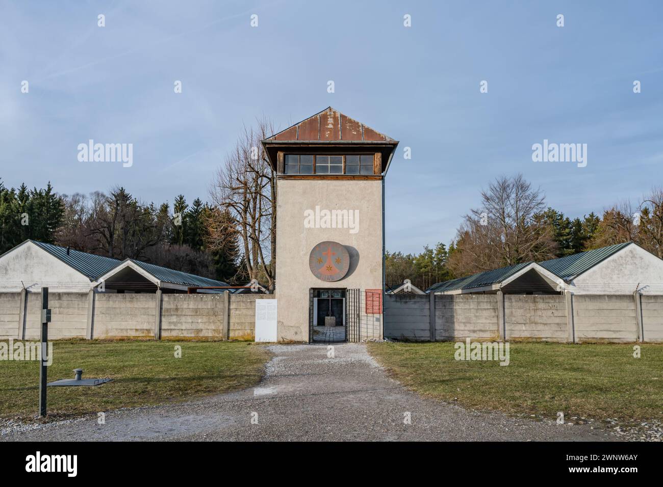 Dachau Concentration Camp Buildings in Germany Stock Photo - Alamy