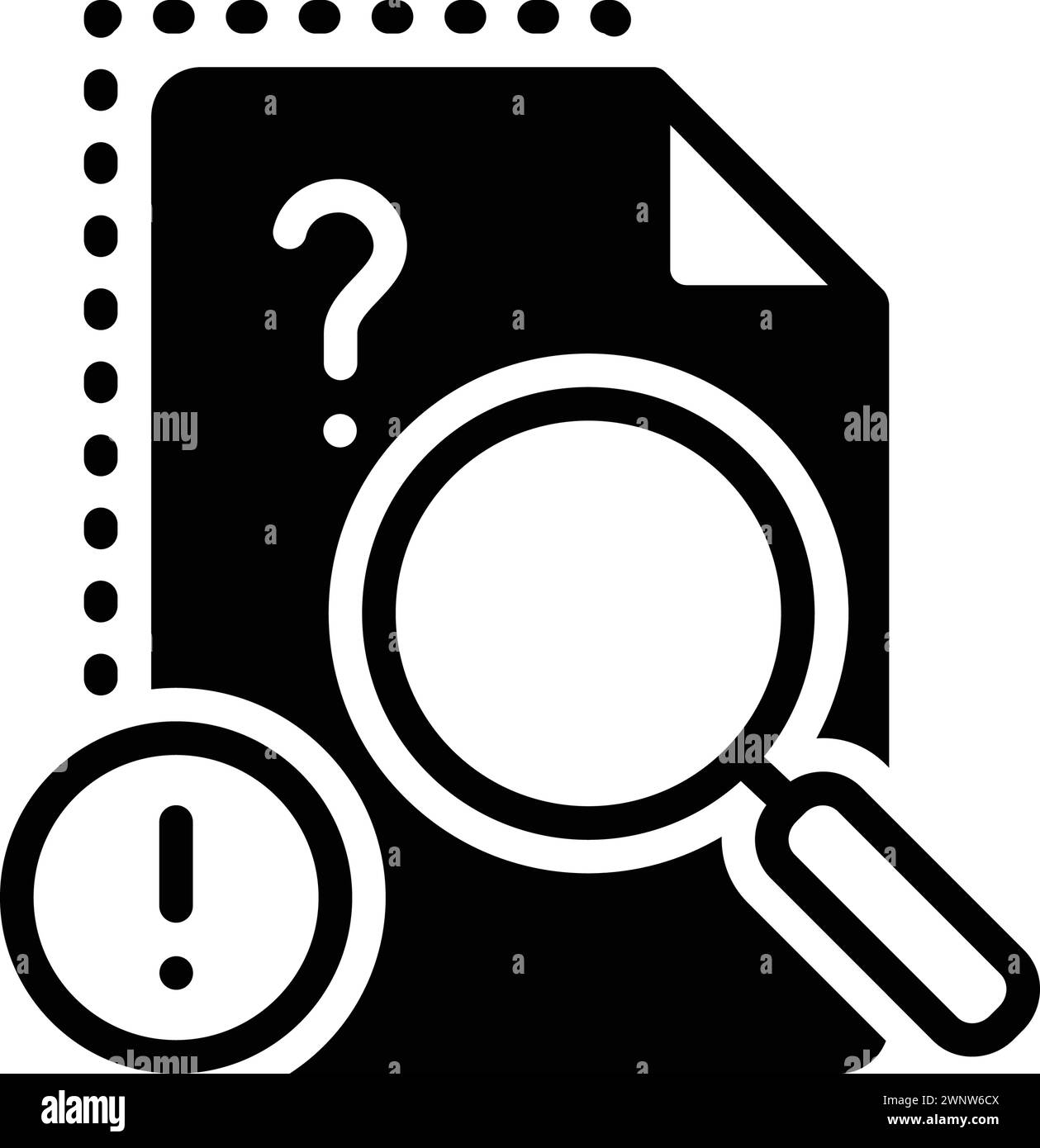 Document missing Stock Vector Images - Alamy