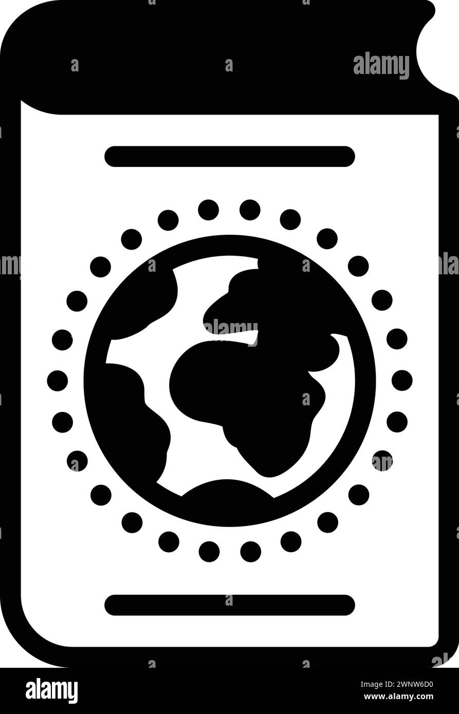Icon for atlas,booklet Stock Vector Image & Art - Alamy
