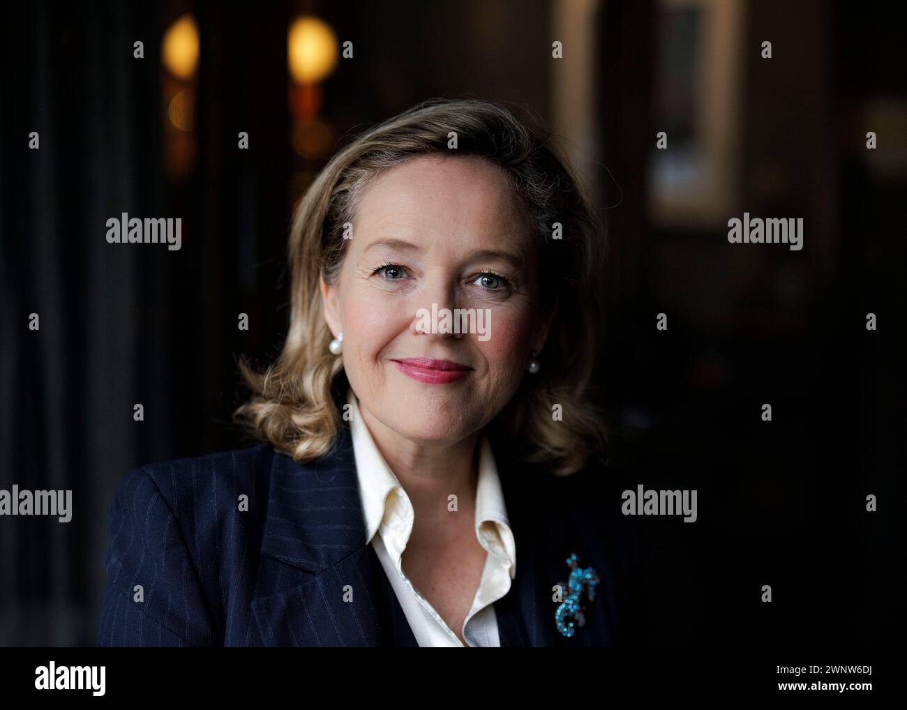 Nadia Calviño, President of the European Investment Bank since January ...