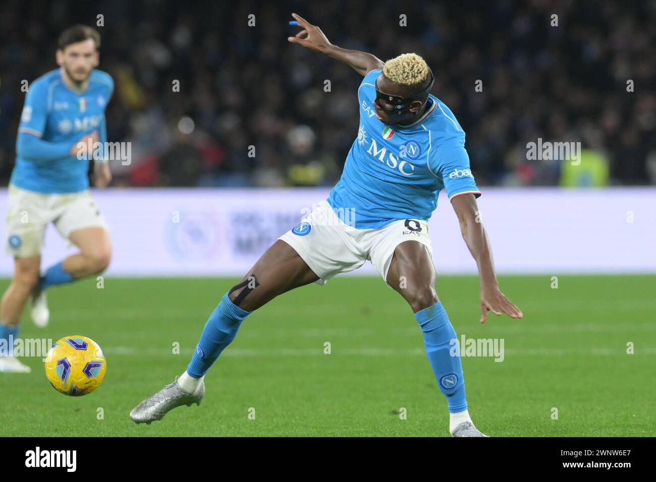 March 3, 2024, Napoli, Italy: Victor Osimen of SSC Napoli in action ...