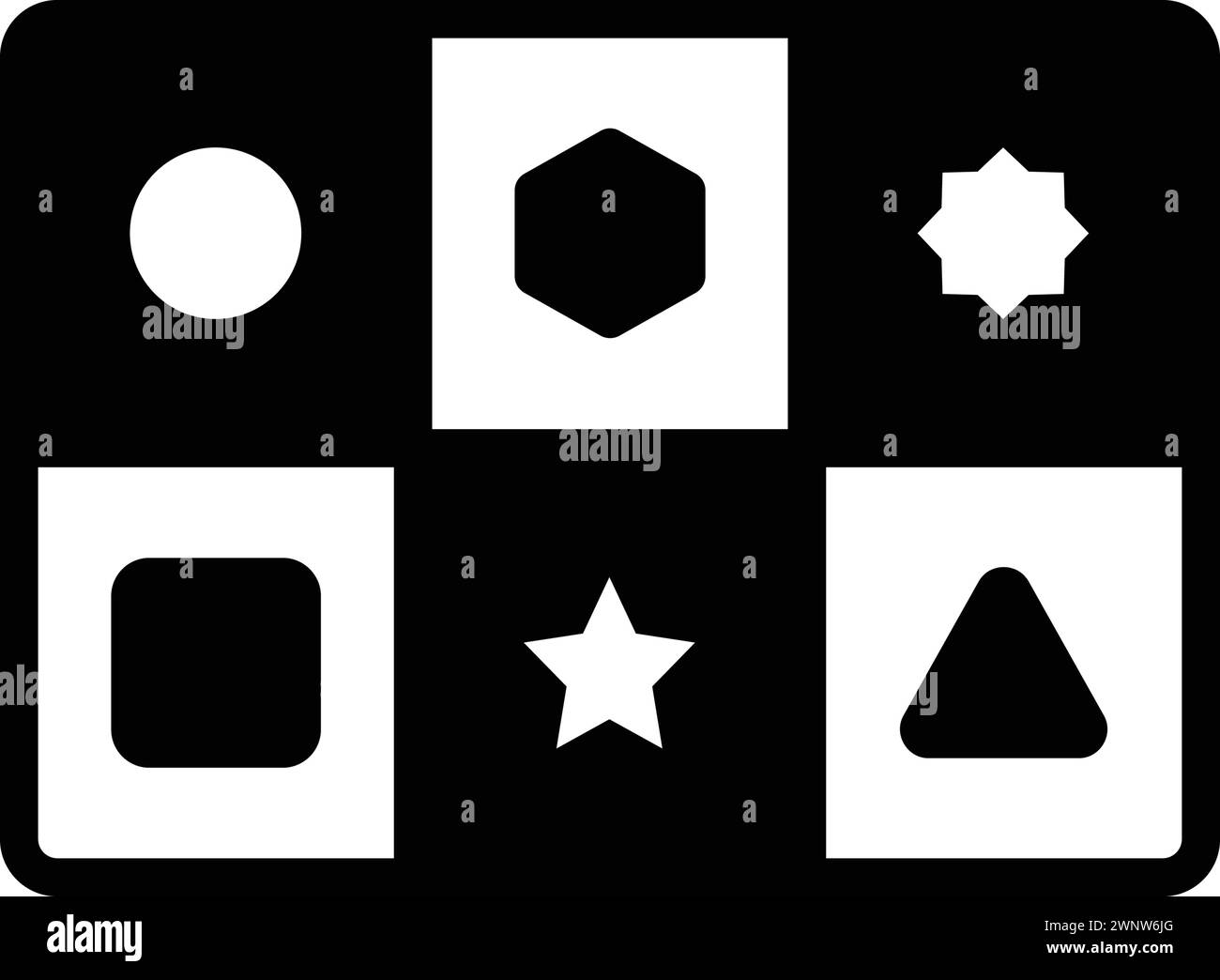 Classification vector icon Black and White Stock Photos & Images - Alamy