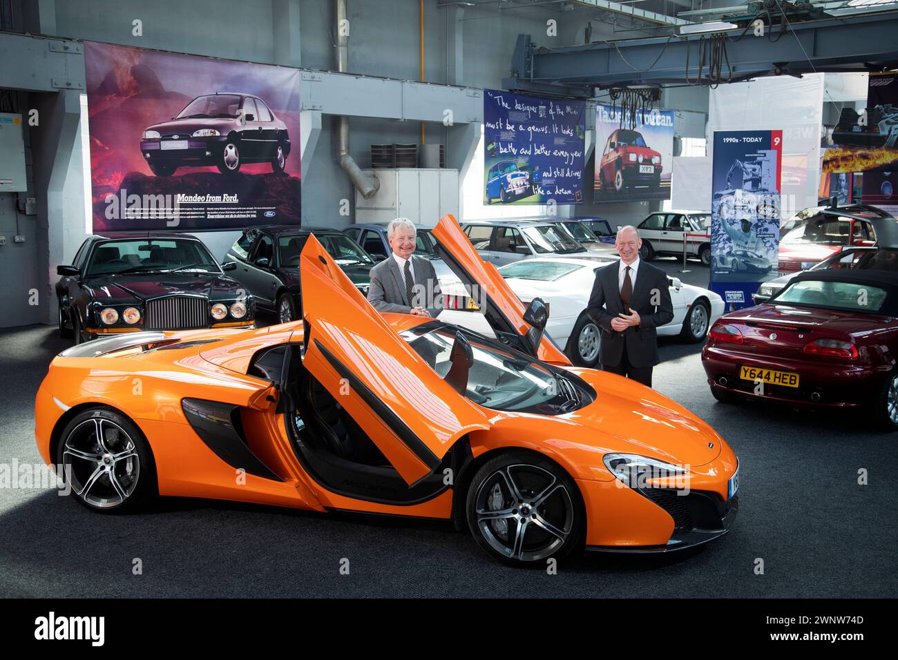 20/05/21 McLaren CEO Mike Flewitt hands over one of his cars - the most ...
