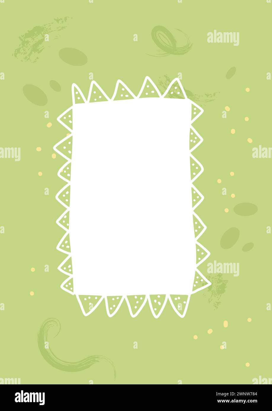 Spring background with empty frame. Holiday abstract banner template ...