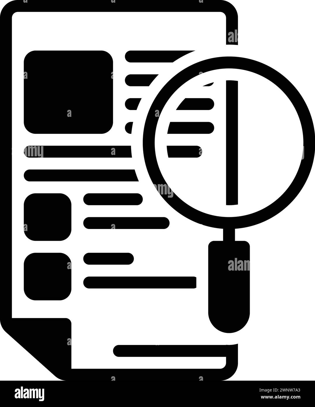 Icon for observation,inspection Stock Vector Image & Art - Alamy