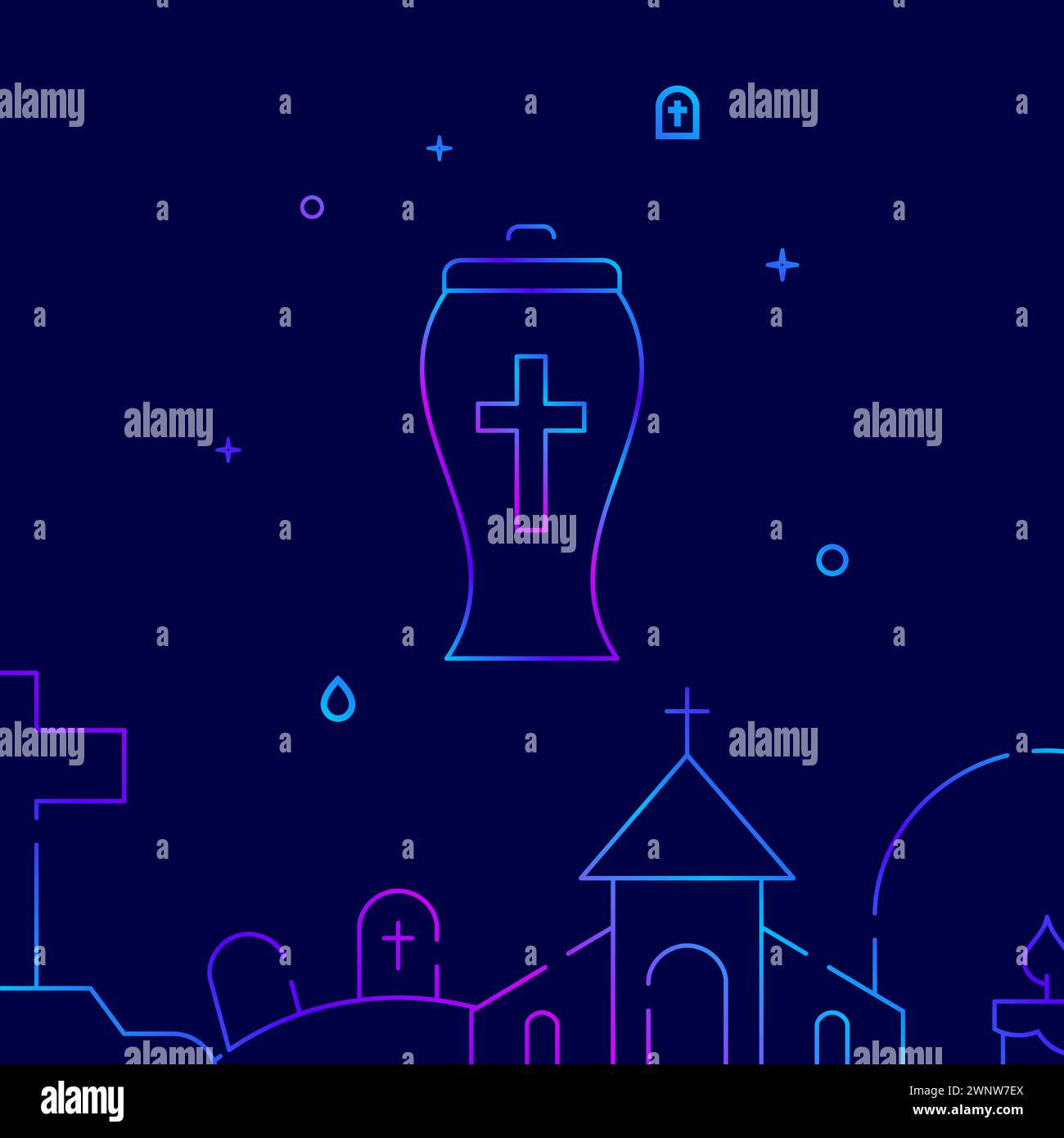 The ashes obituary Stock Vector Images - Alamy