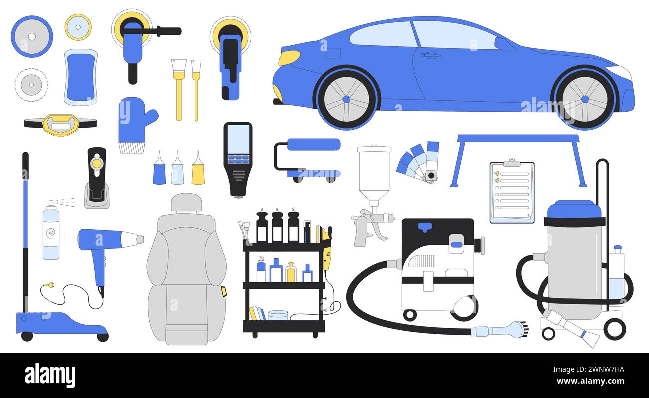 Car wash and detailing vector vectors hi-res stock photography and ...