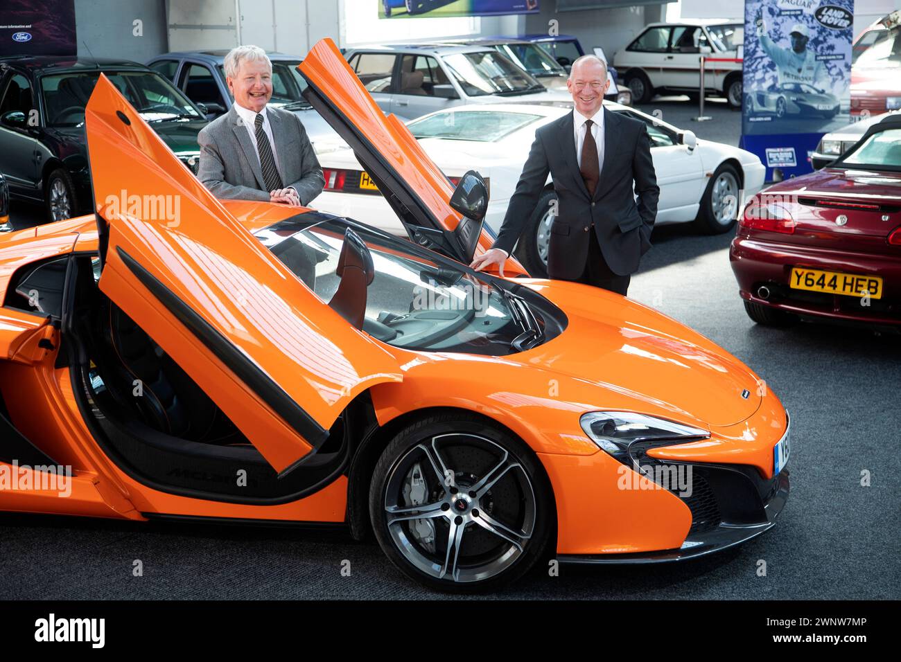 20/05/21 McLaren CEO Mike Flewitt hands over one of his cars - the most ...