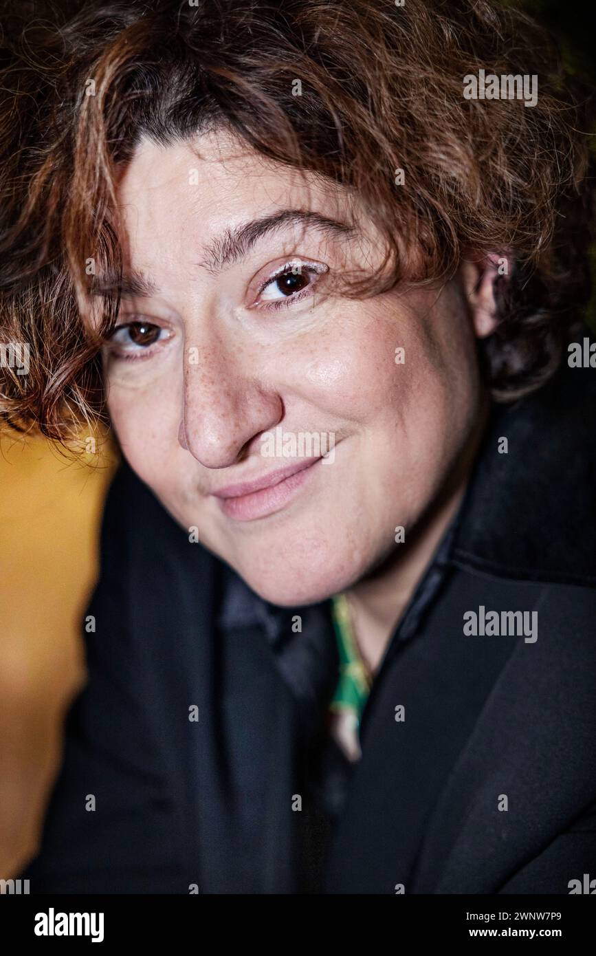 Russian writer Maria Stepanova photographed in Stockholm, Sweden, on ...