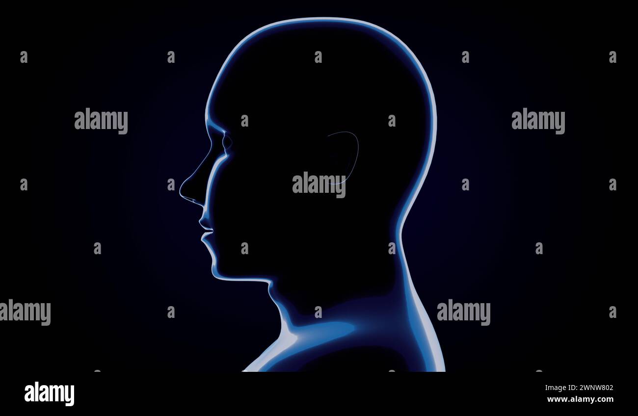 Geometrical man face 3d hi-res stock photography and images - Alamy