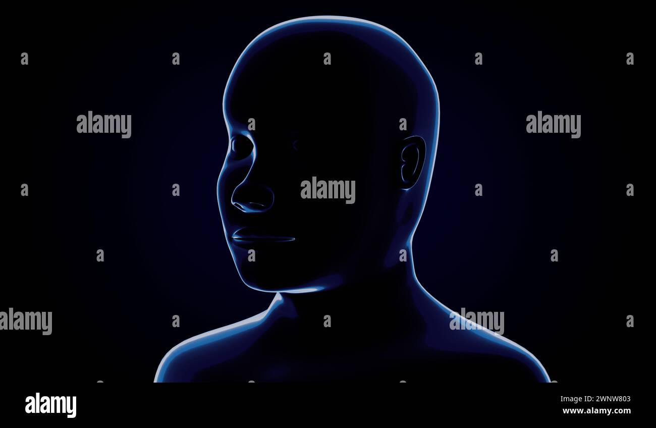 Geometrical man face 3d hi-res stock photography and images - Alamy