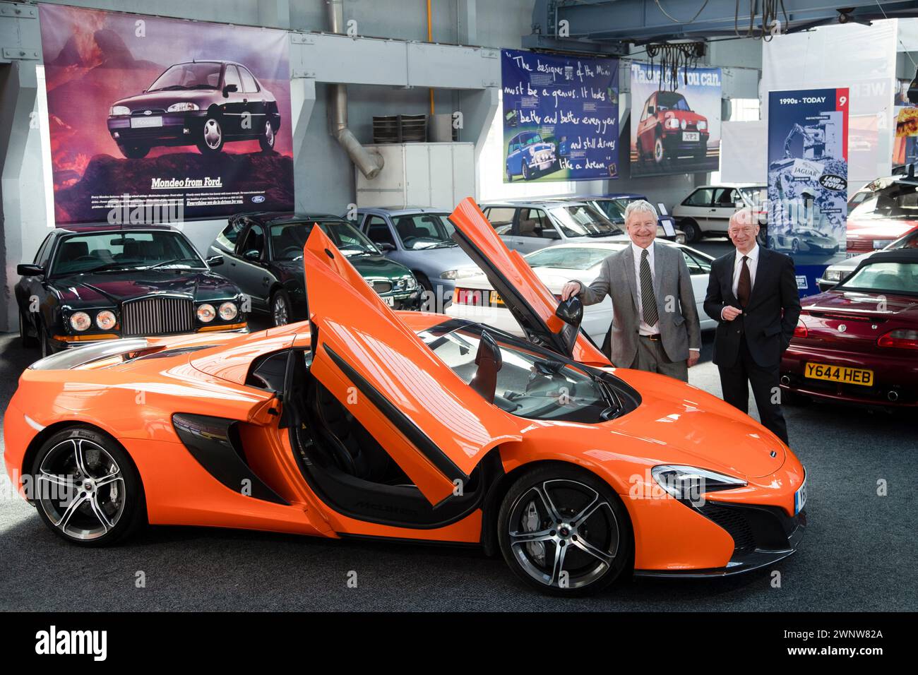 20/05/21 McLaren CEO Mike Flewitt hands over one of his cars - the most ...
