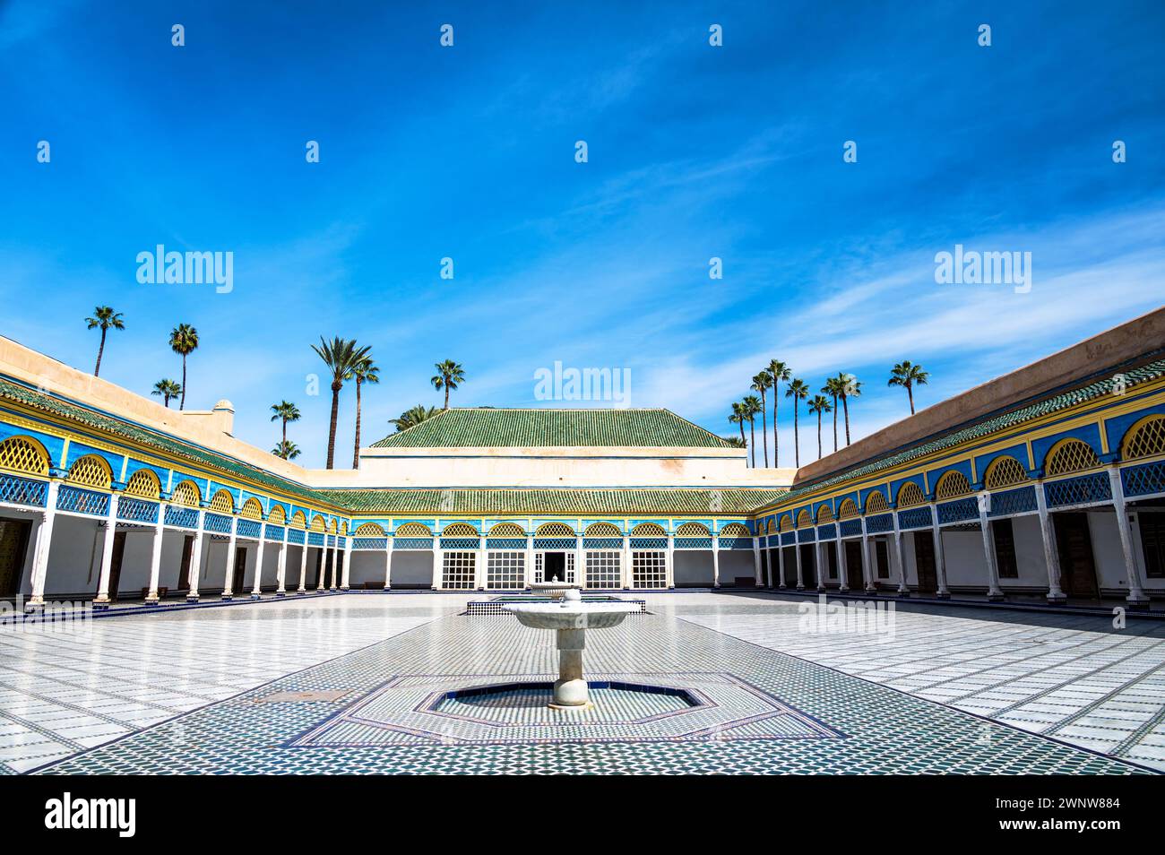 Courtyard of bahia palace hi-res stock photography and images - Alamy