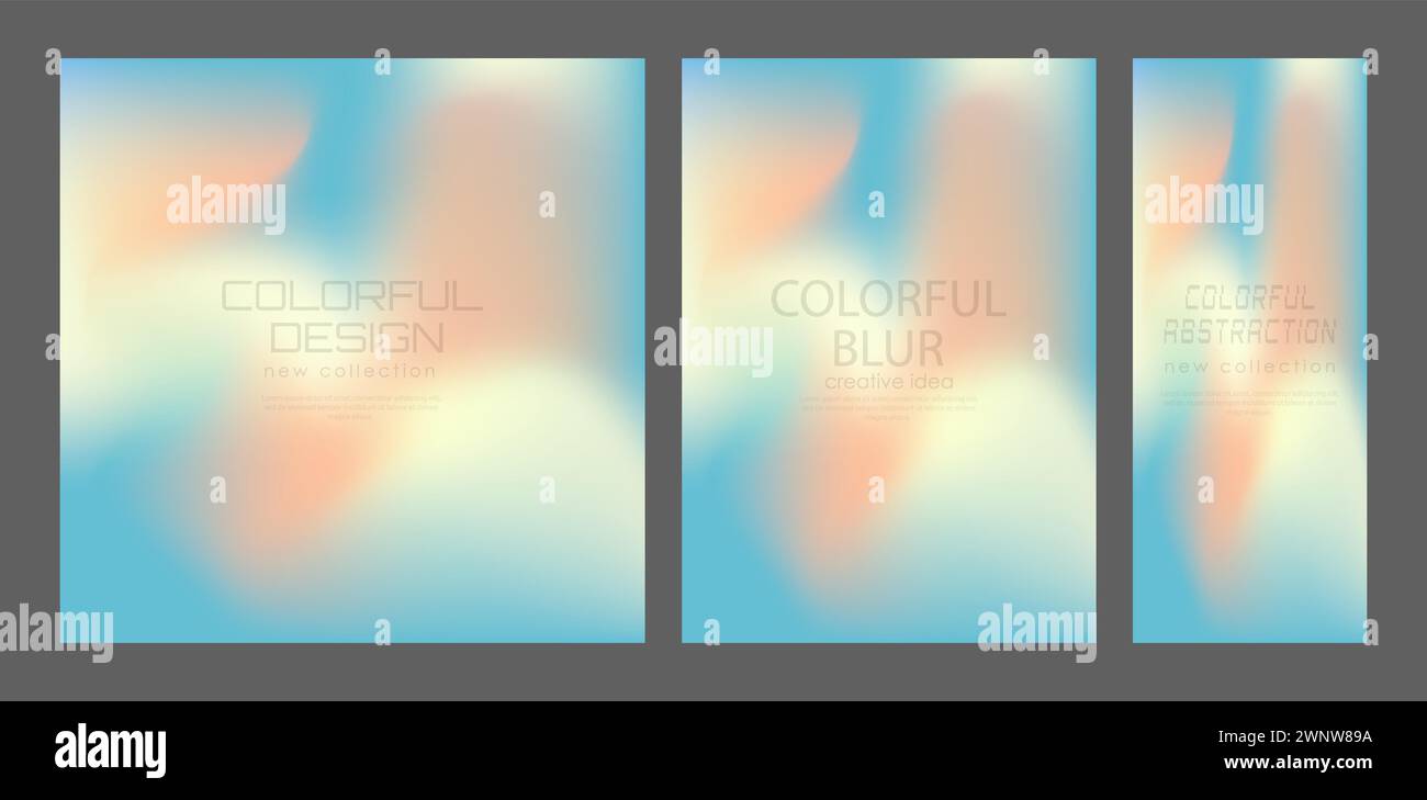 The gradient. Colorful blur, background for the title pages of a book ...
