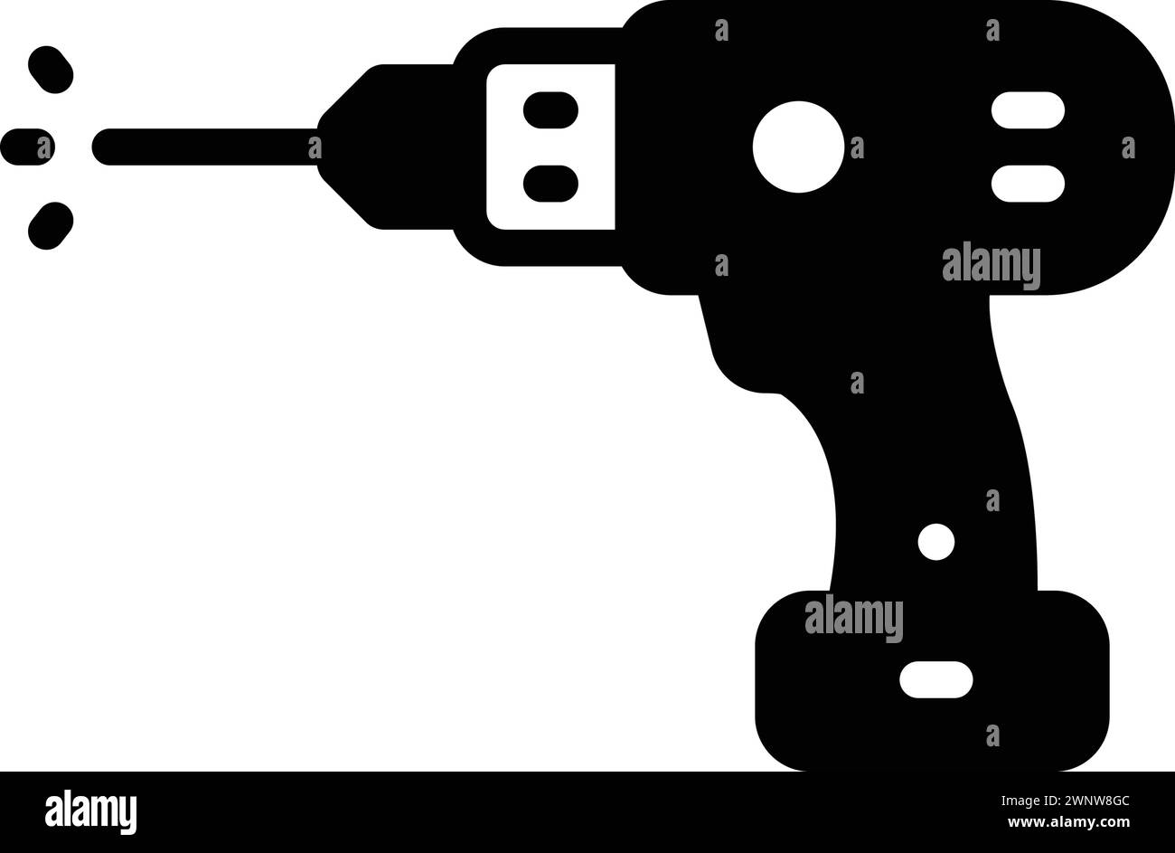 Icon for drill,cordless Stock Vector Image & Art - Alamy