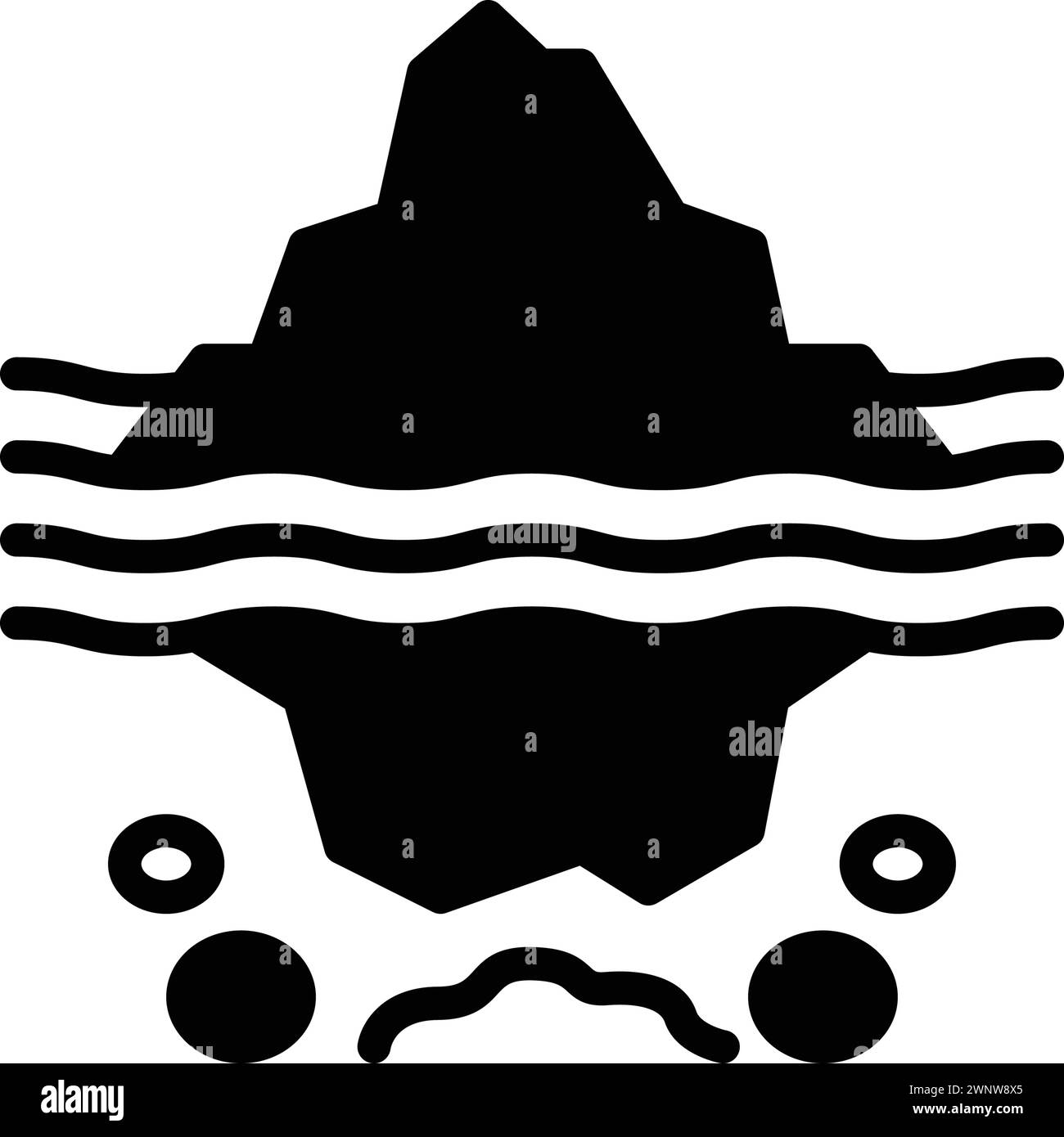 Icon for deep,iceberg Stock Vector Image & Art - Alamy