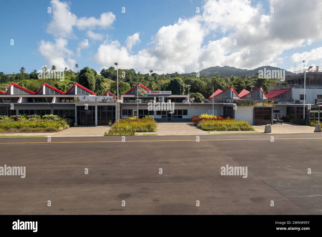 Douglas-Charles Airport is the main airport serving the island of ...