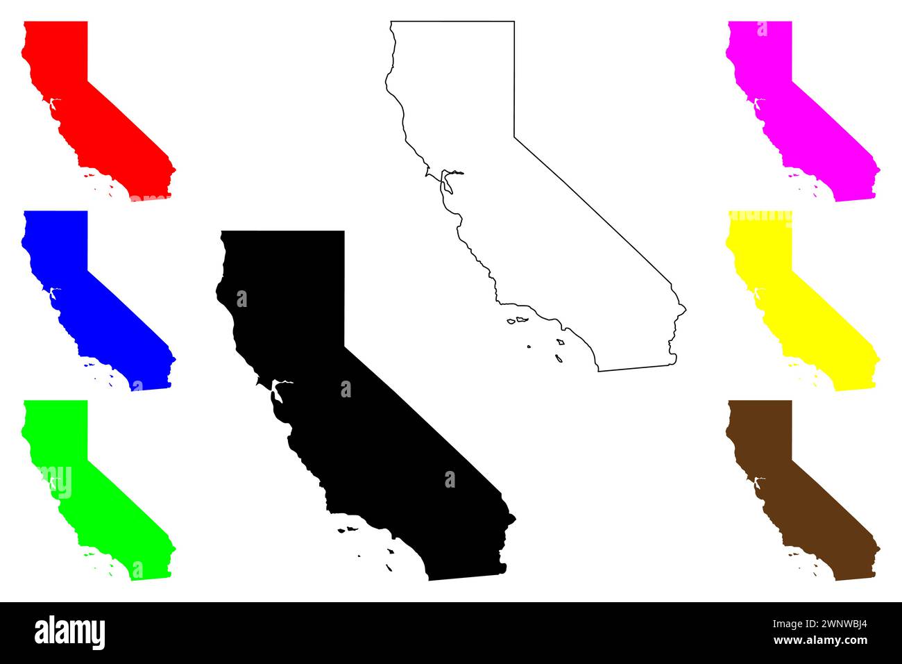 State of California (United States of America, USA or U.S.A ...