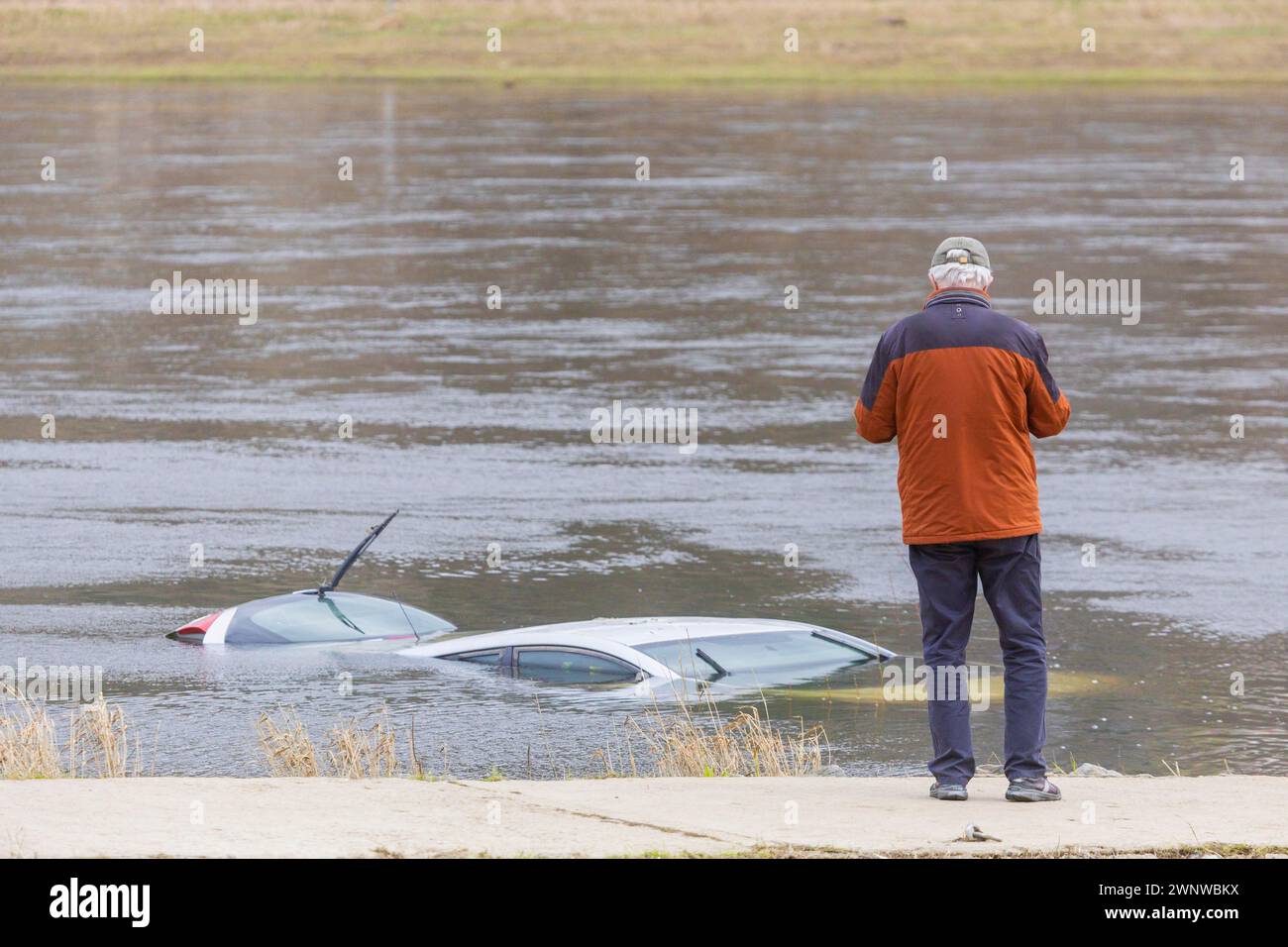 Recently, an inadequately secured car sank in the flood waters of the ...