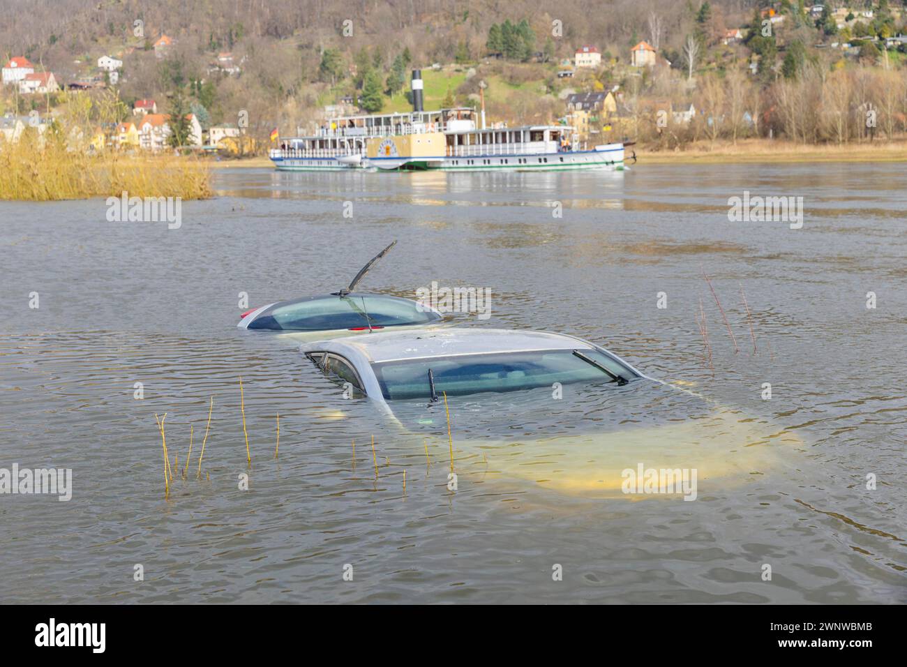 Recently, an inadequately secured car sank in the flood waters of the ...