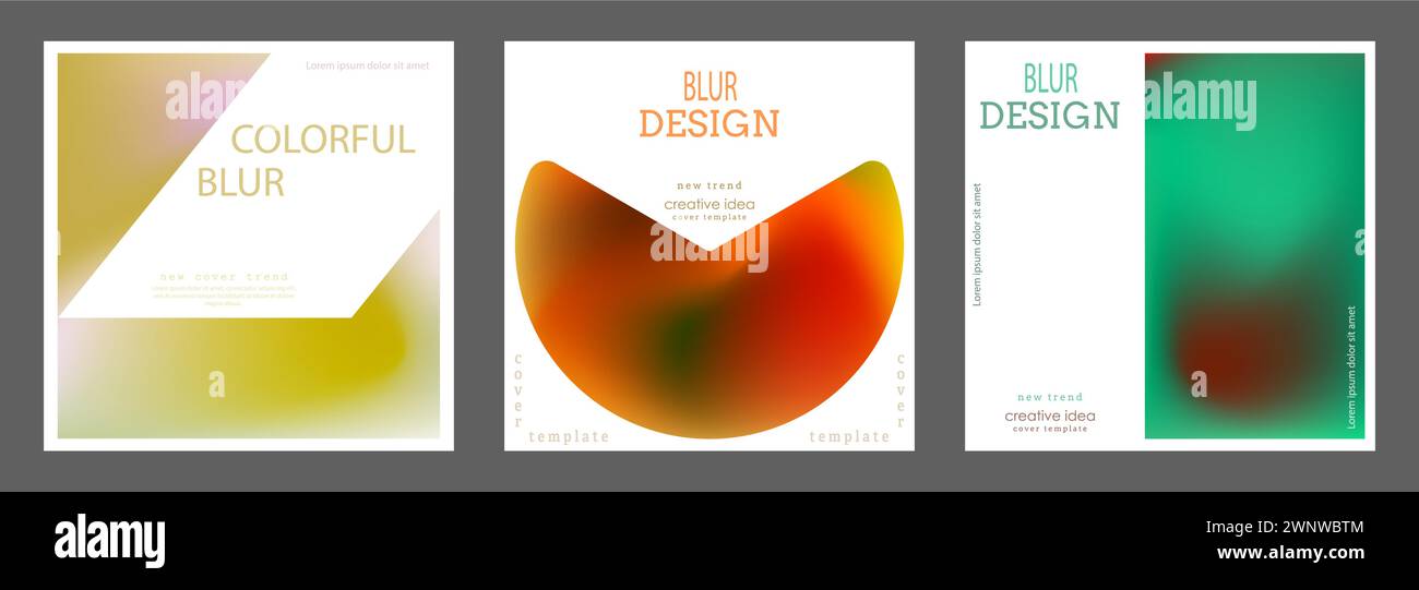Colorful gradient. Template for the cover, poster, banner and print ...