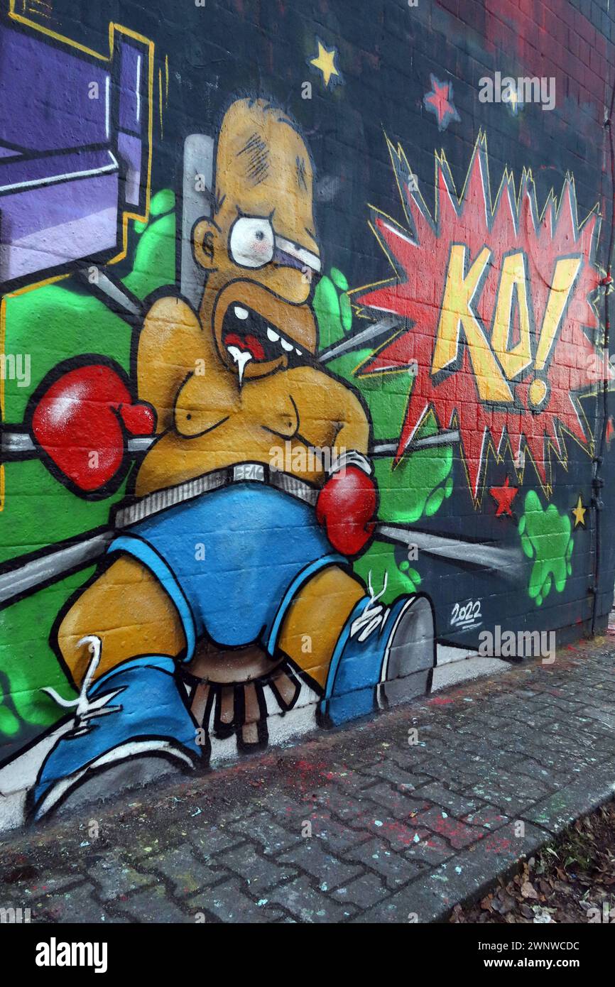 The Simpsons Street Art