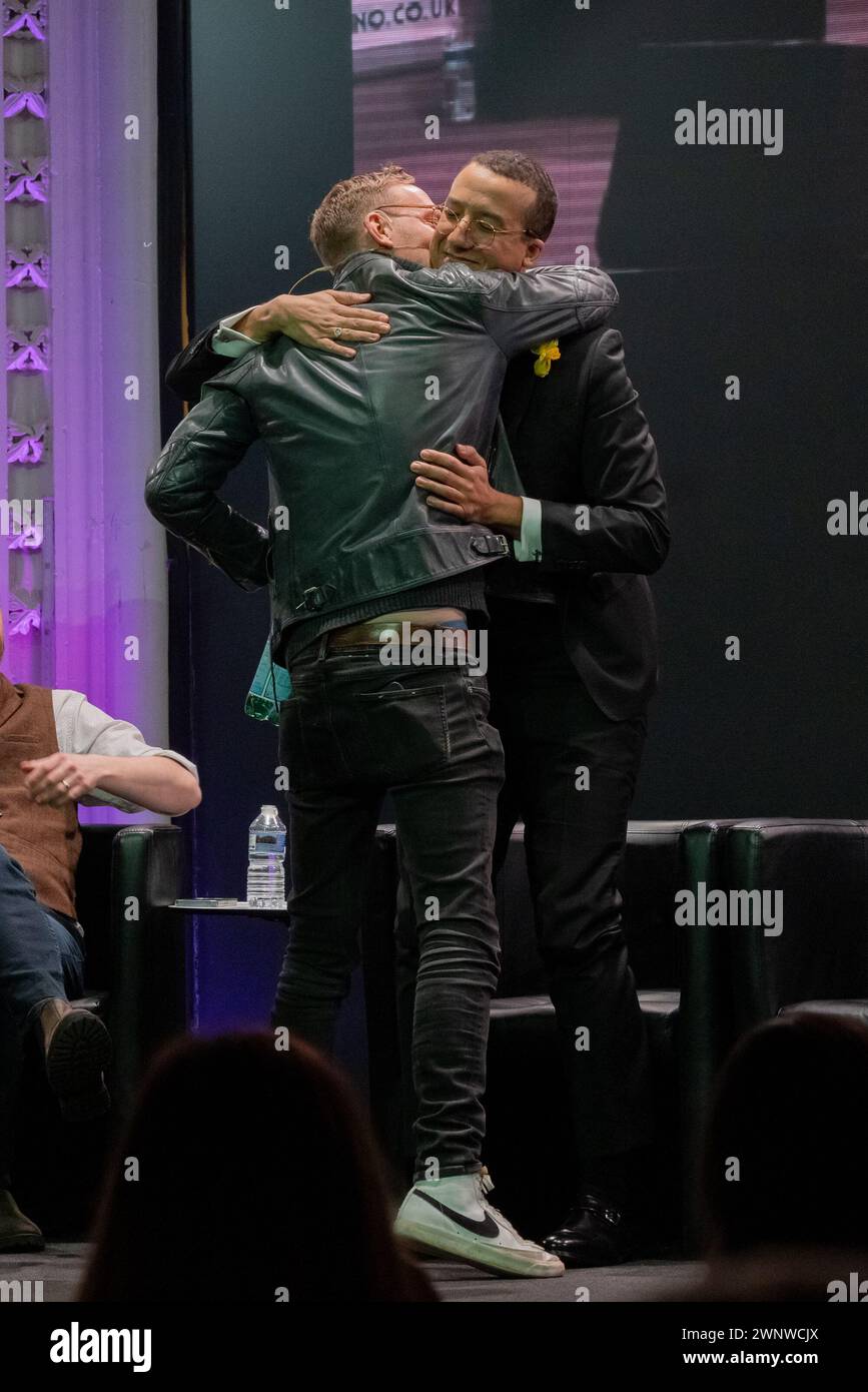 Laurence Fox and Calvin Robinson reunite and talk at event hosted by ...