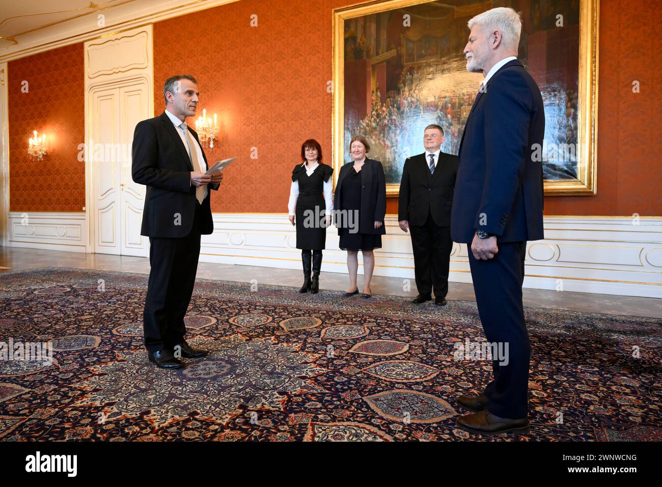 Prague, Czech Republic. 04th Mar, 2024. Czech President Petr Pavel ...