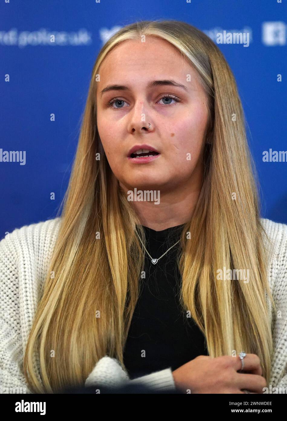 Calley Smith (18) daughter of Khasha Smith, who was reported missing ...