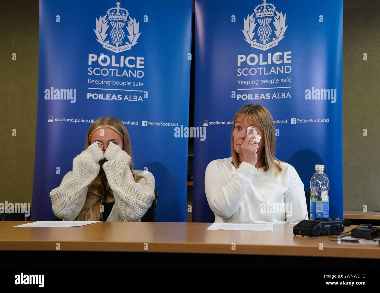 Relatives of Khasha Smith l-r Calley Smith(18), daughter of Khasha with ...