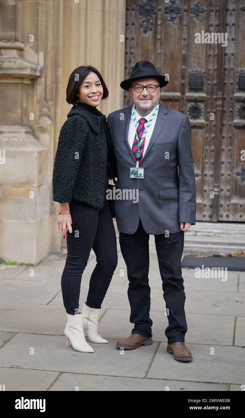 George galloway wife hi-res stock photography and images - Alamy