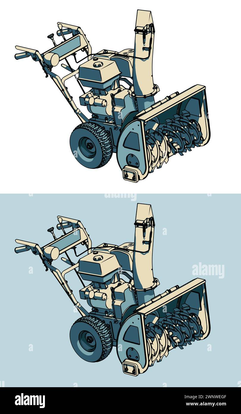 Stylized vector illustrations of snowblower Stock Vector Image & Art ... Stylized vector illustrations of snowblower Stock Vector Image & Art ...