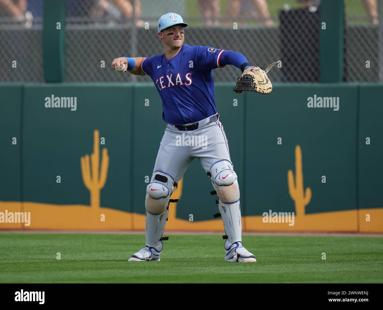 Mesa, United States. 03rd Mar, 2024. Andrew Knizner (12) of the Texas ...