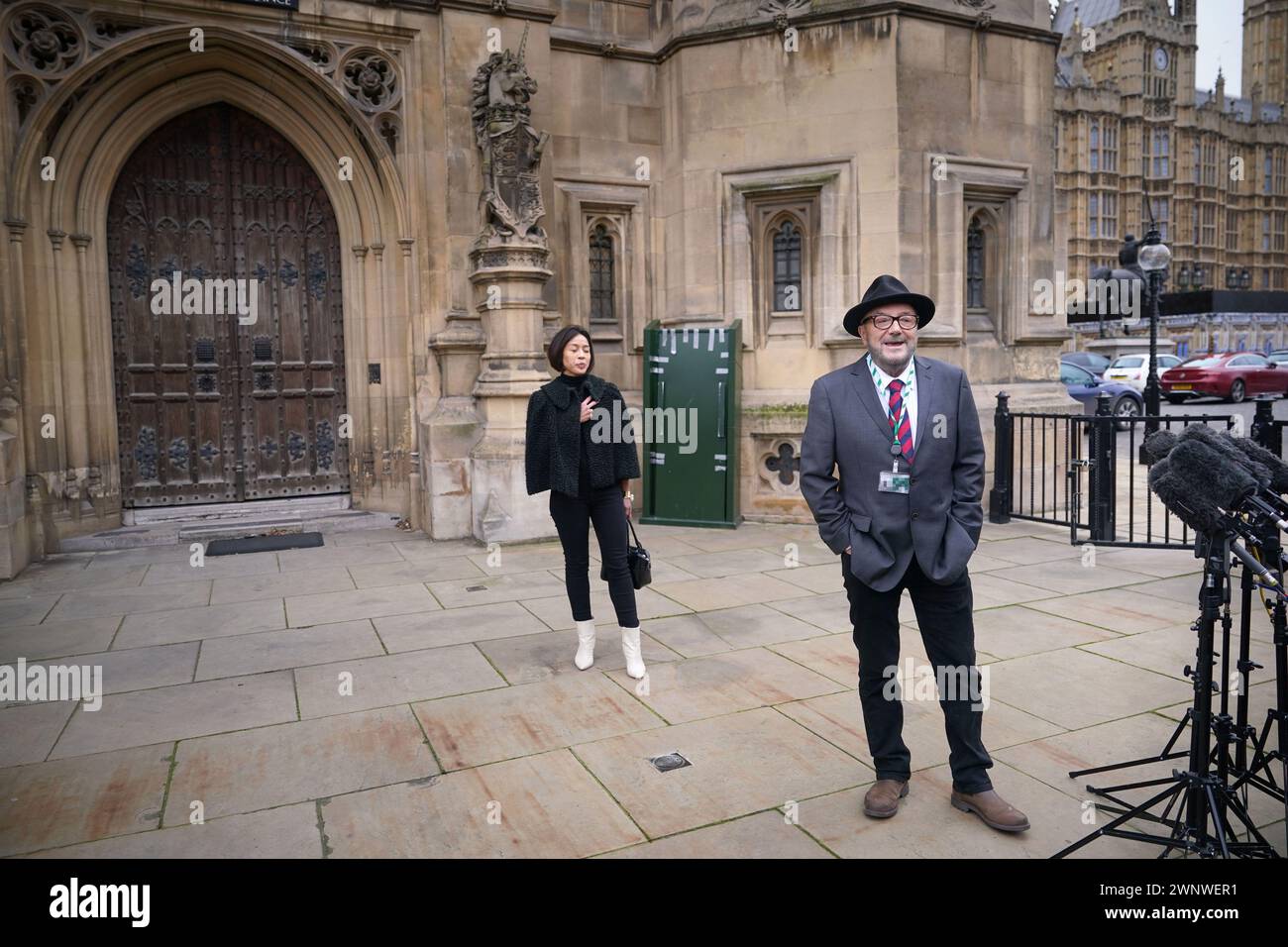 George galloway wife hi-res stock photography and images - Alamy