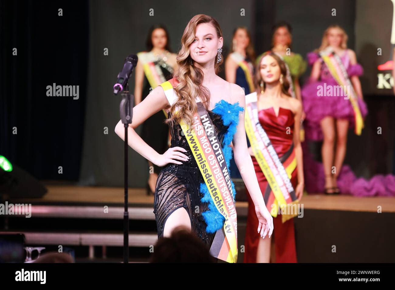 Taya Wolf (Miss MGO Ostdeutschland) beim Bundesfinale der MISS & MRS ...