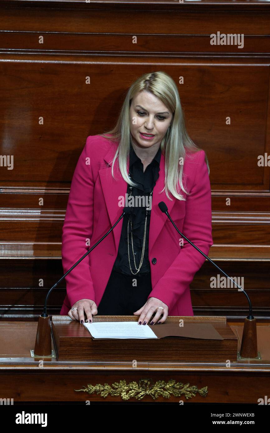 Versailles, France. 04th Mar, 2024. Helene Laporte during the congress ...