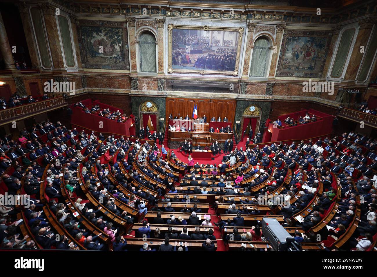 Versailles, France. 04th Mar, 2024. Congress of both houses of ...