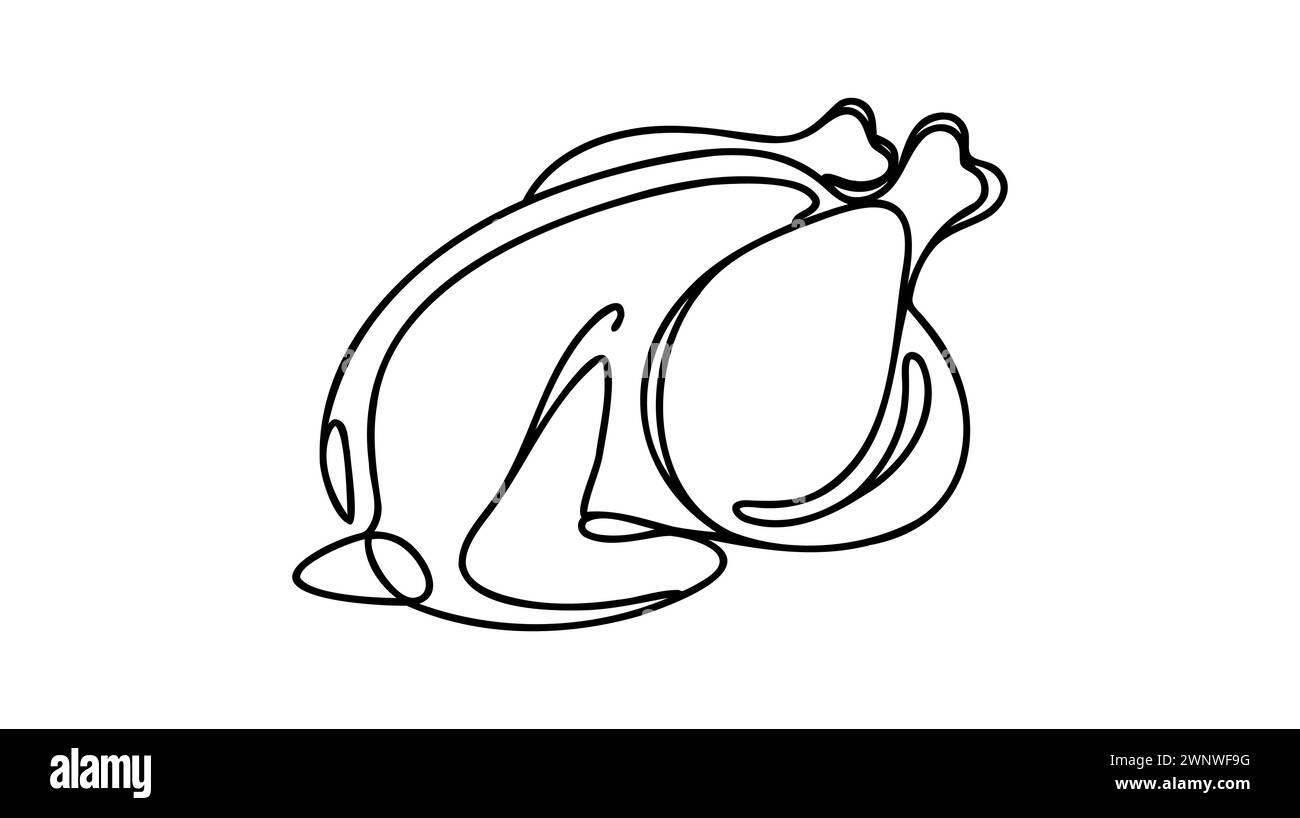 Fried poultry food Black and White Stock Photos & Images - Alamy