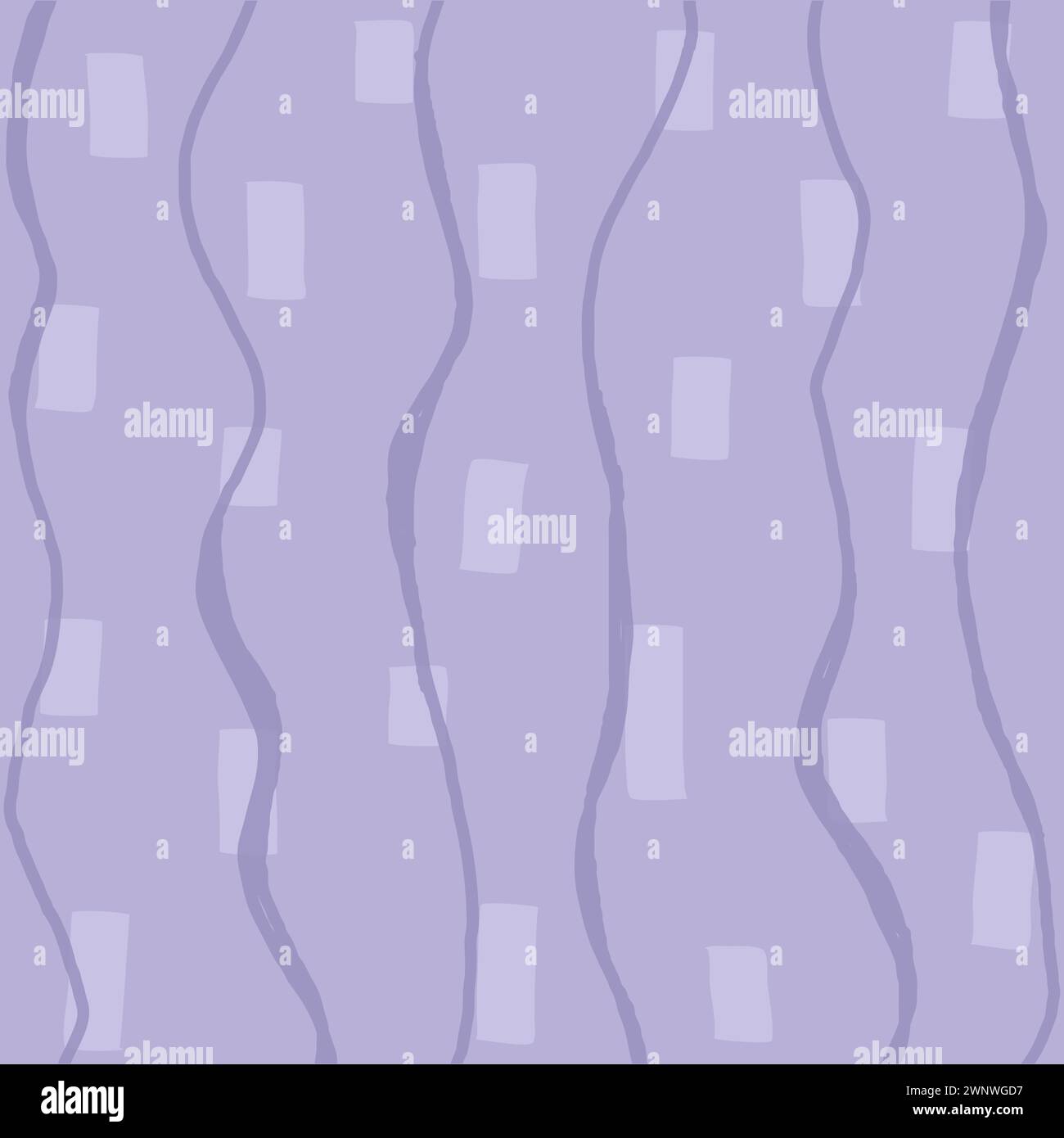 Decorative square pattern with hand drawn stripe shapes. Hand painted ...