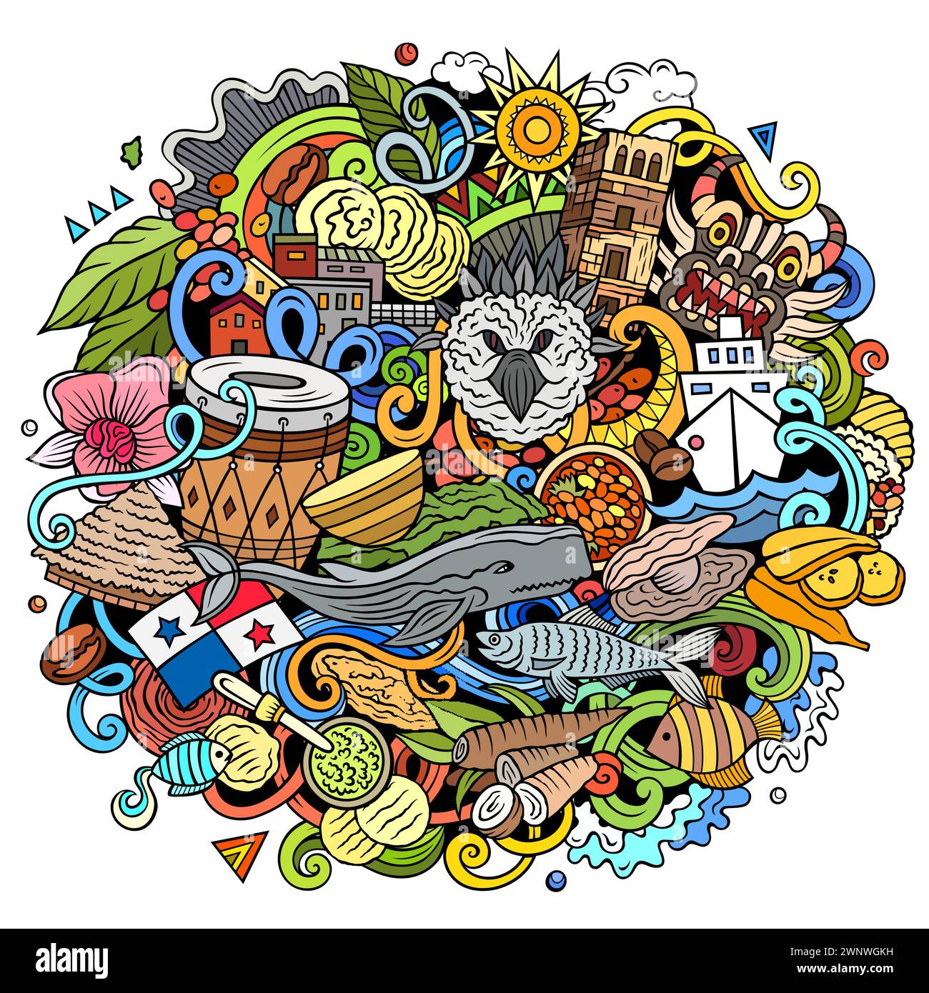 Panama orchids Cut Out Stock Images & Pictures - Alamy