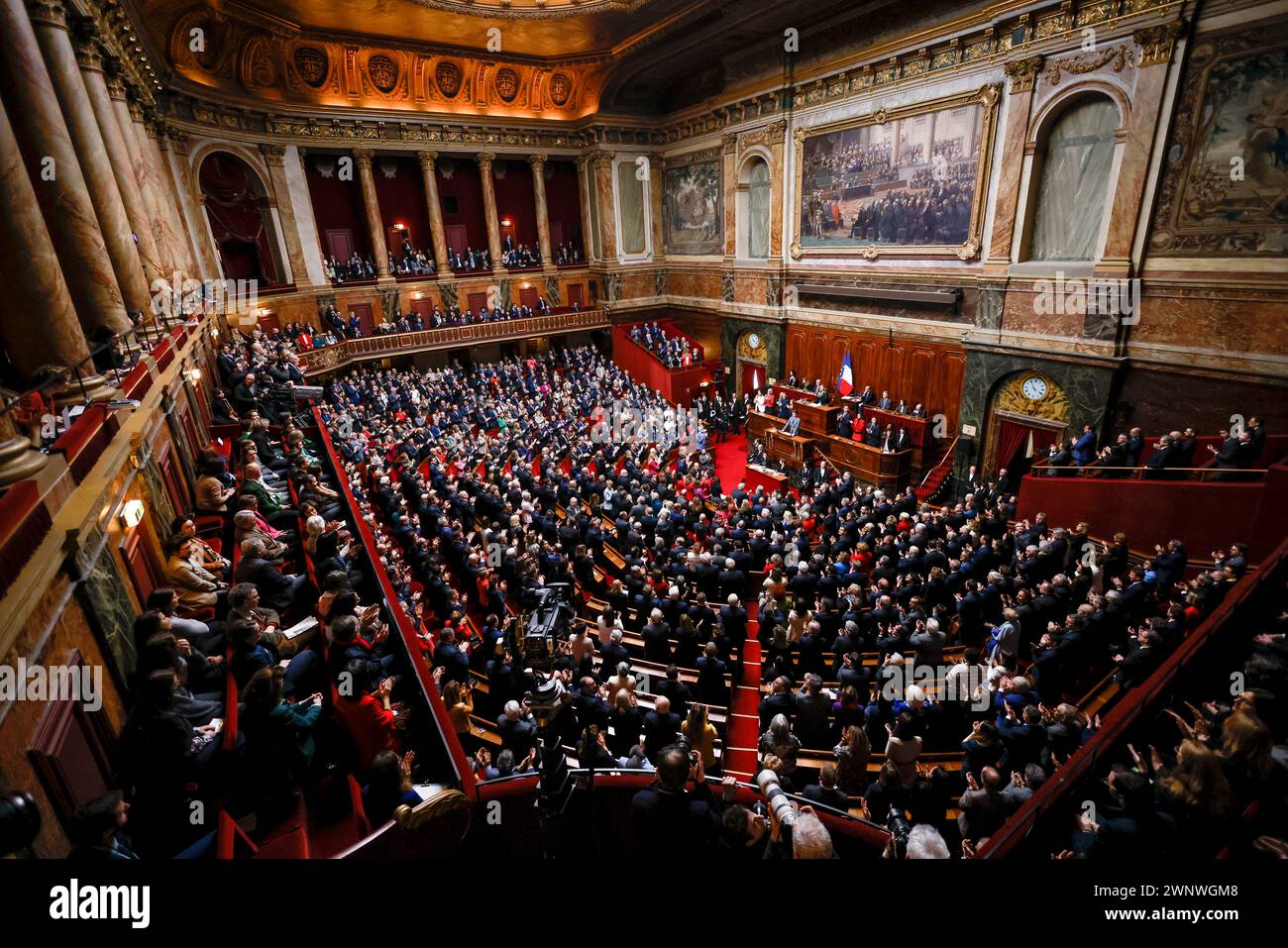 General view of the Congress of both Houses of Parliament at the Palace ...