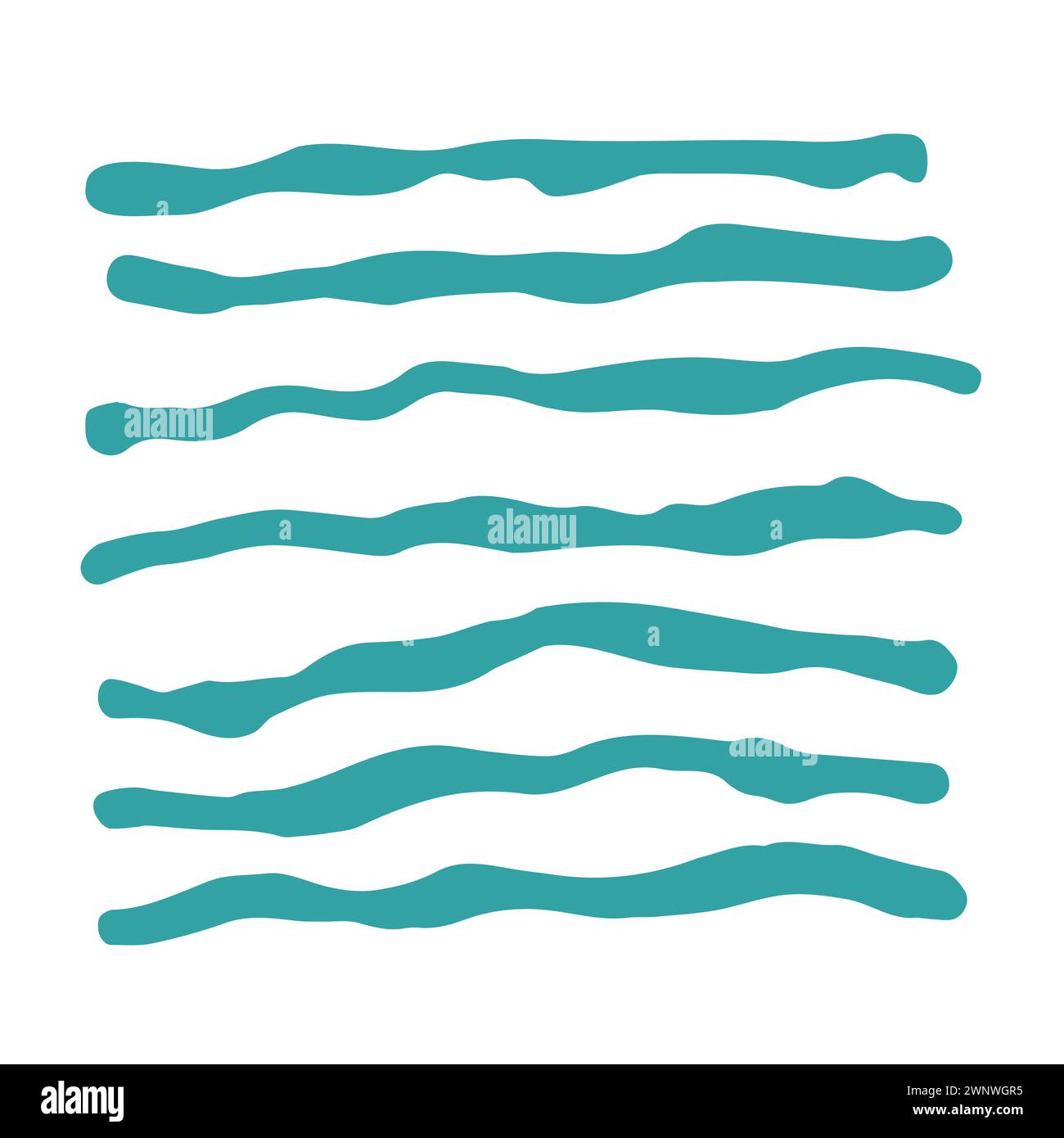 Horizontal Uneven Lines Ink Texture Stock Vector Image & Art - Alamy