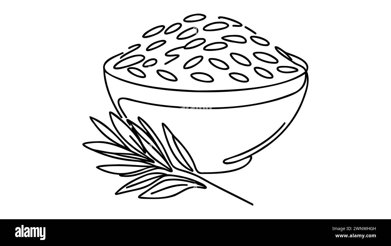 Rice Clipart Black And White Rice Clipart Vector Images