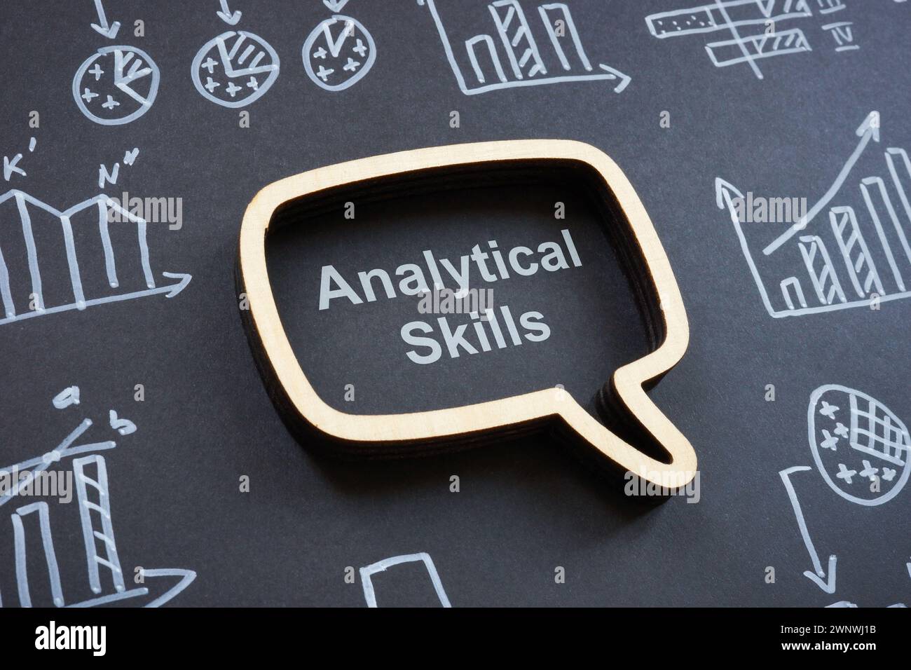 Handwritten graphs and diagrams with note analytical skills Stock Photo ...