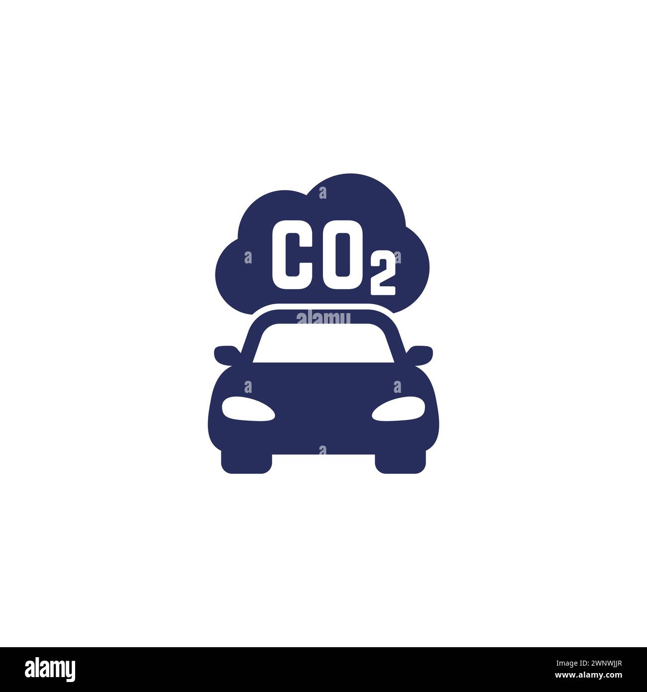Co2 car emissions Stock Vector Images - Alamy