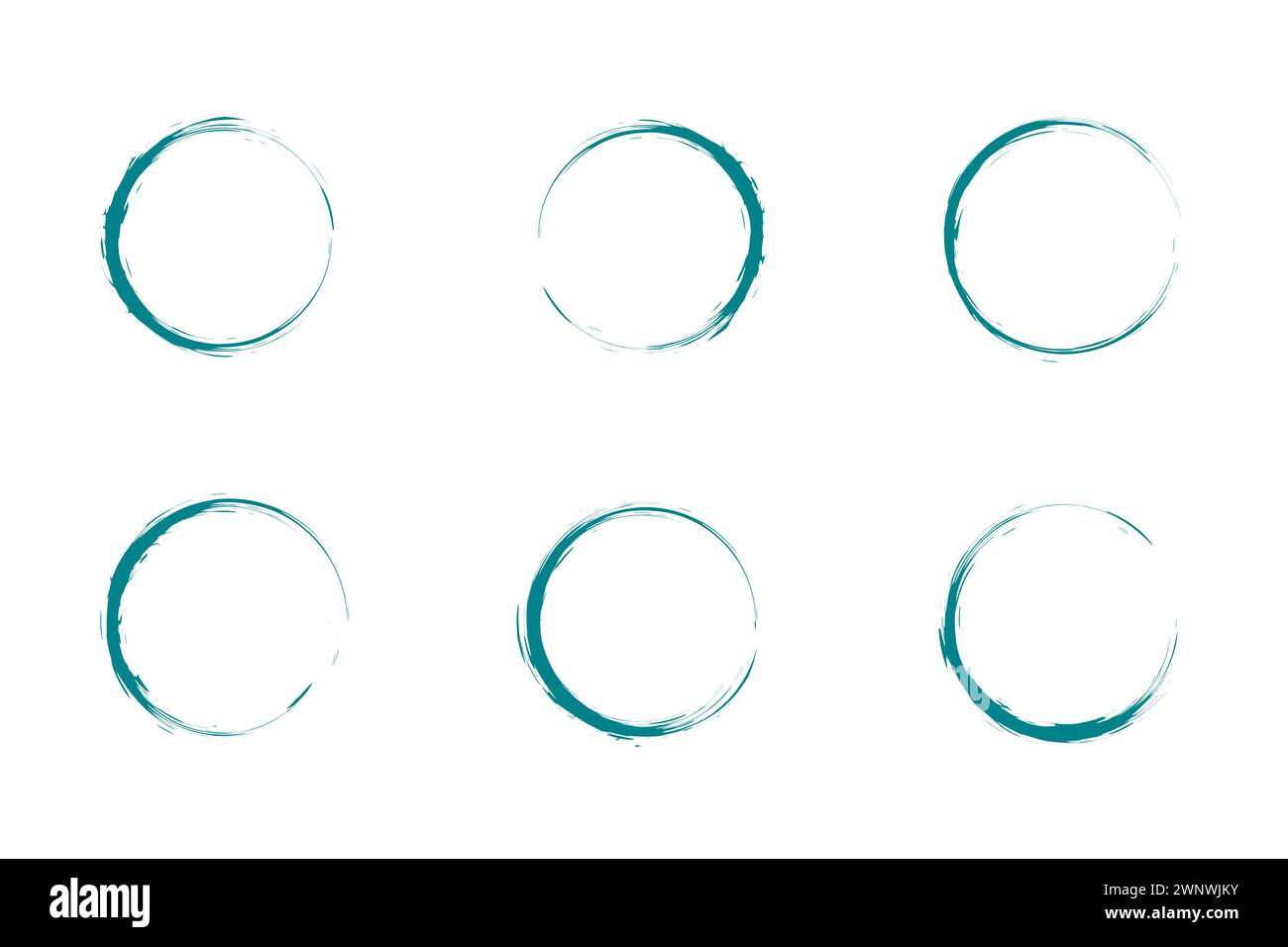 Enso zen stroke circle japanese brush symbol vector illustration Stock ...