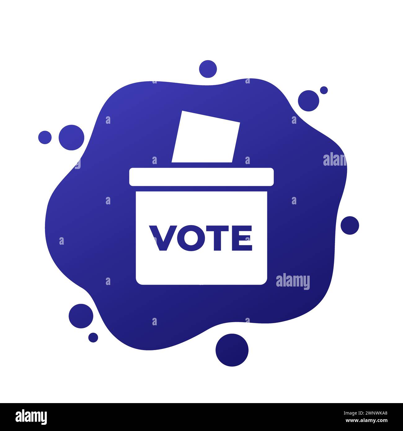 voting ballot box icon, vector Stock Vector Image & Art - Alamy