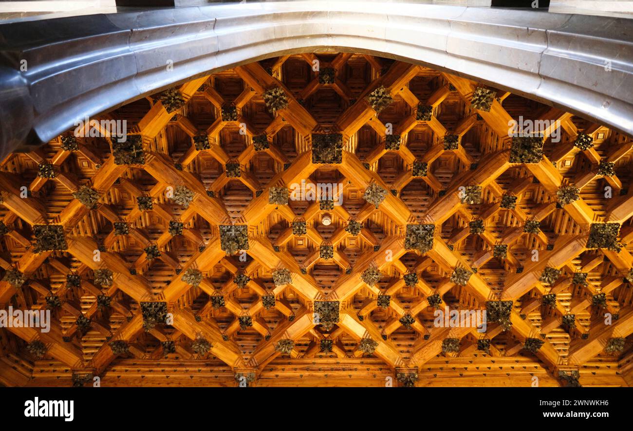 Palau Guell interior in Barcelona Stock Photo - Alamy