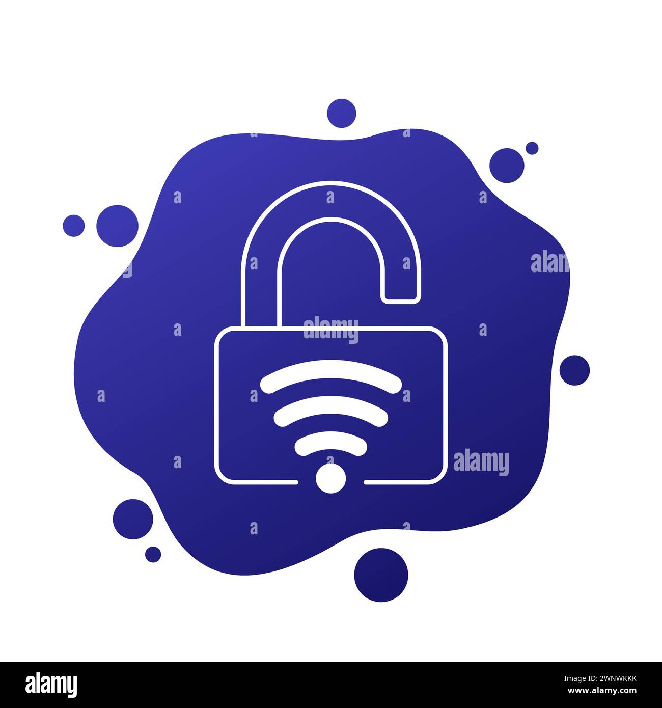 smart lock icon for apps and web Stock Vector Image & Art - Alamy
